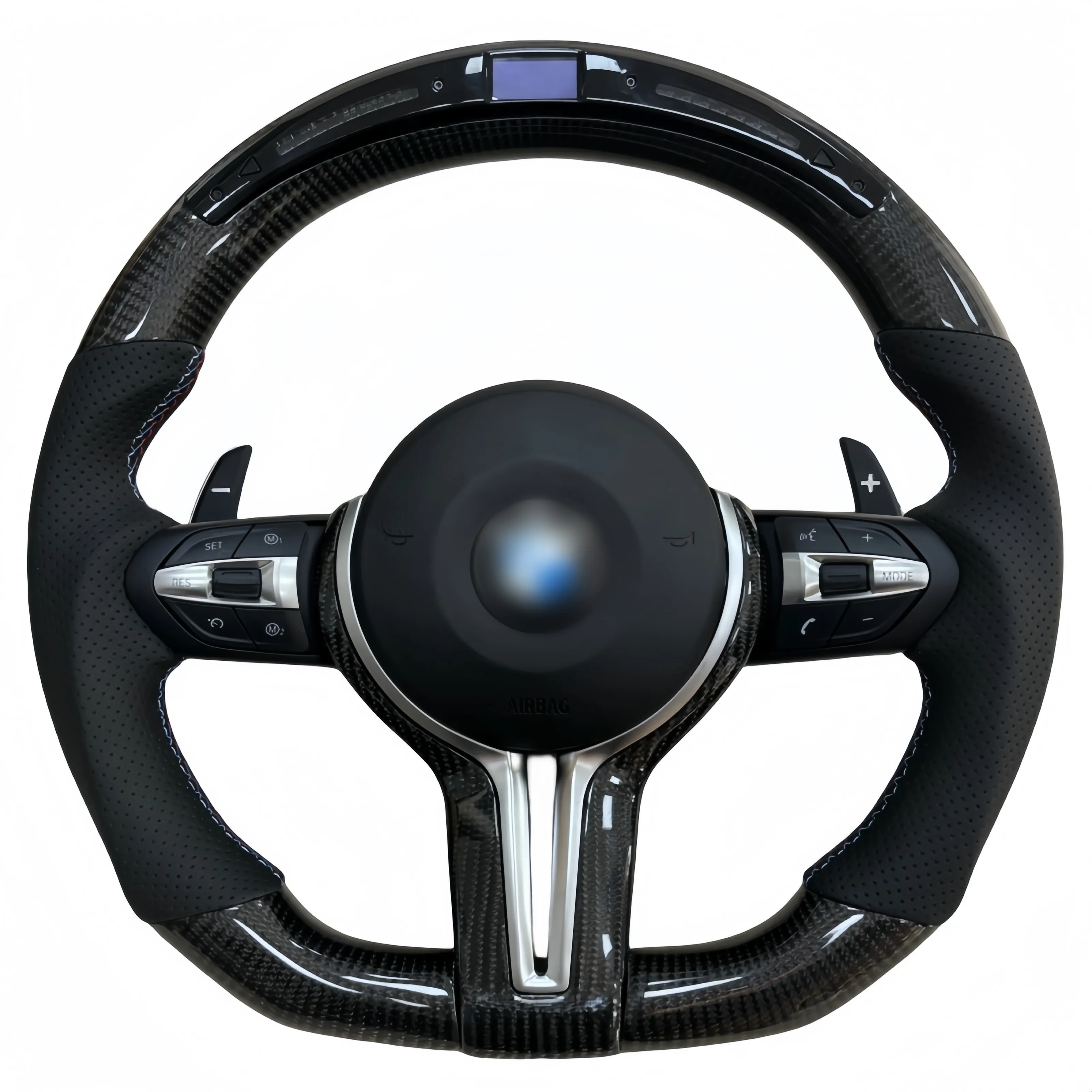 Premium Carbon Fiber LED Steering Wheel Upgrade - Enhance Your Driving ...
