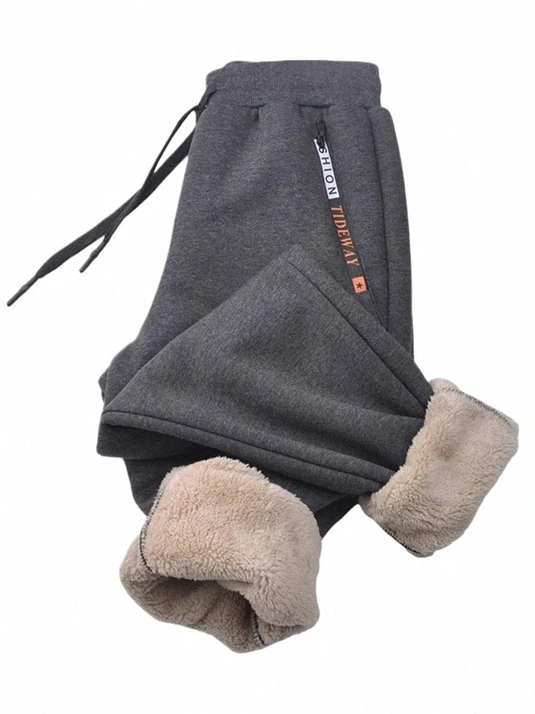 Men's Winter Fleece Sweatpants: Thick Warm Joggers, Casual Sportswear ...