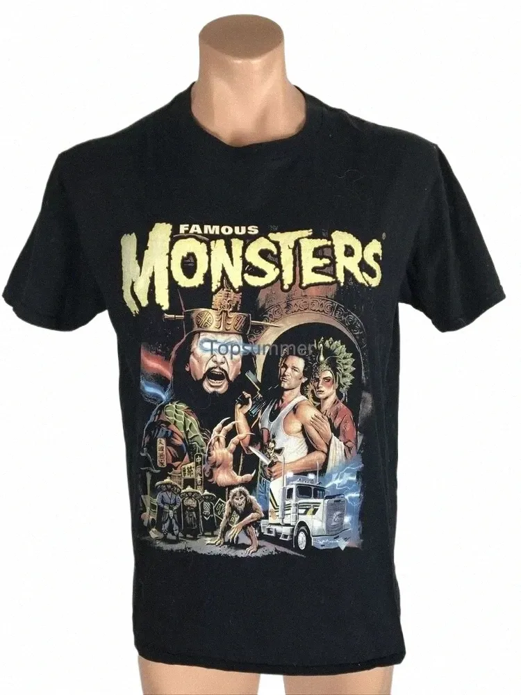 DHgate Big Trouble in Little China Mens T shirt Lo Pan Jack Burton Famous Masters Vintage Tee Apparel