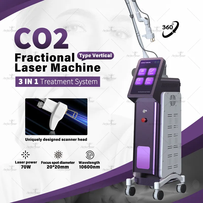Professional Laser Skin Rejuvenation Machine: Fractional CO2 System For Skin Resurfacing ...