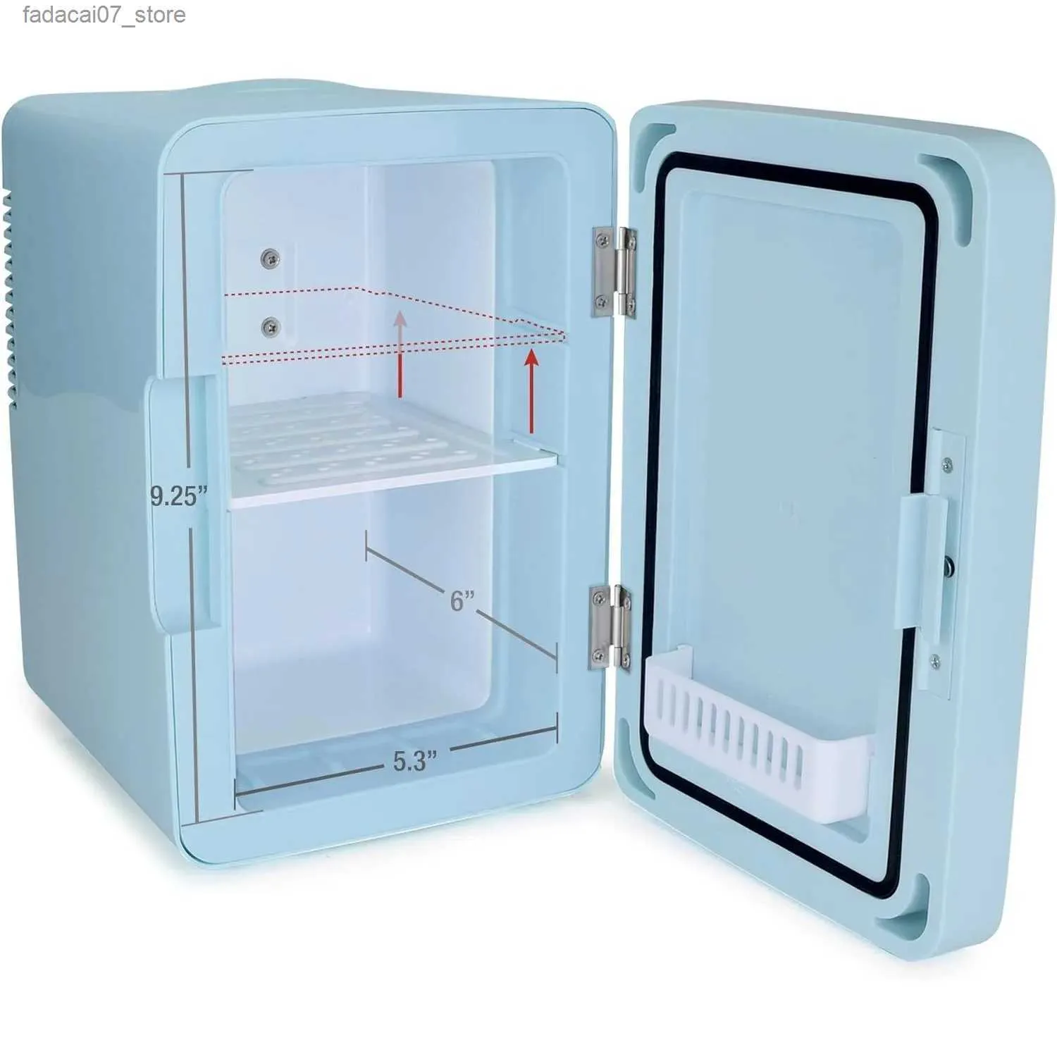 Blue Mini Fridge With Freezer