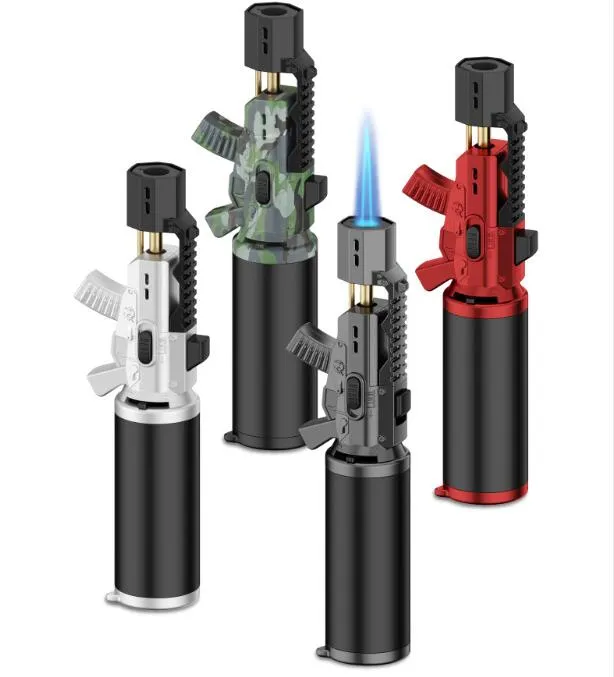 Latest Metal Butane Torch Lighter Windproof Jet Flame Culinary Micro ...