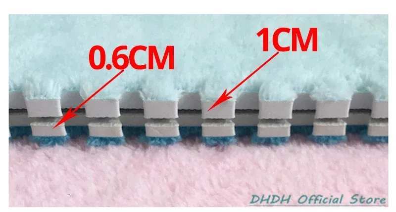 Soft Plush Foam Puzzle Play Mats - 20 Interlocking Kids Carpet Tiles ...