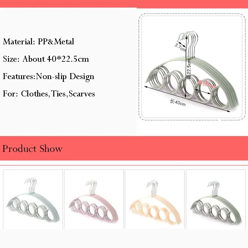 DHgate.com:Scarf Hanger Organizer, 2024 Plastic Circles Scarf Hanger ...