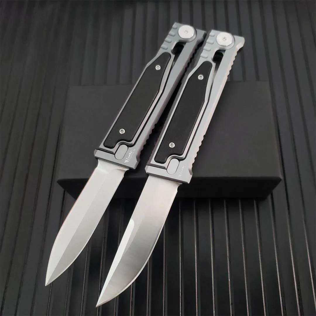 2Models Reate Assisted Open Folding Knife D2 Blade Aluminum+G10 Handles ...