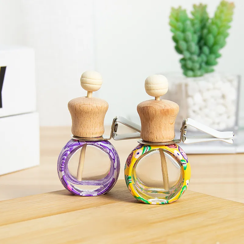 DHgate.com:Mini Car Air Freshener Diffuser Pendant Scented Stained ...