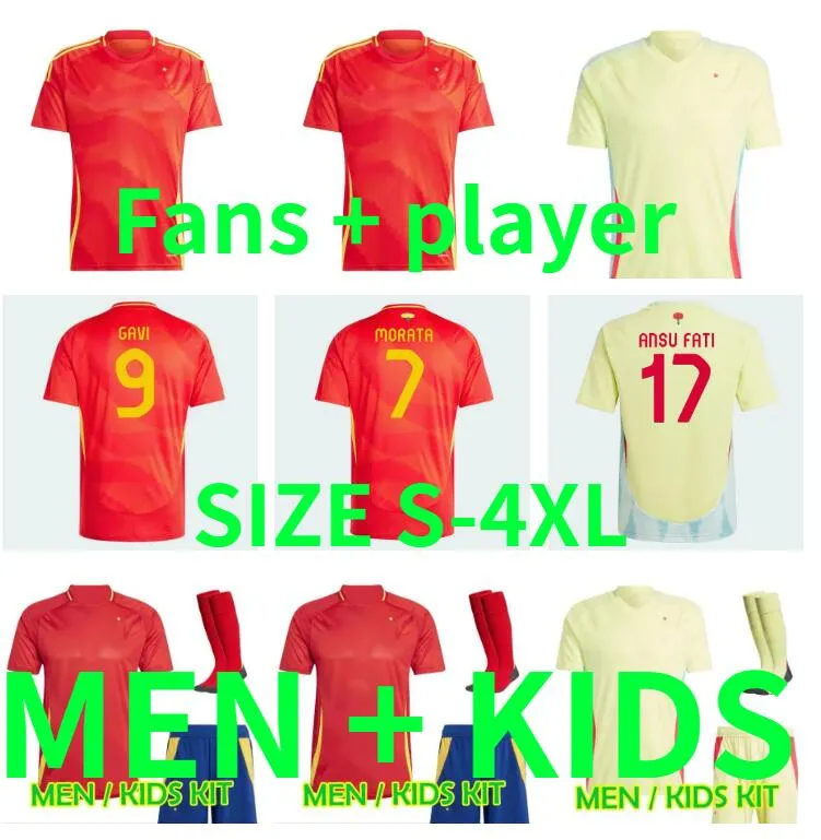 2024/2023 Spain National Team Spain Soccer Shirt MORATA FERRAN ASENSIO ...