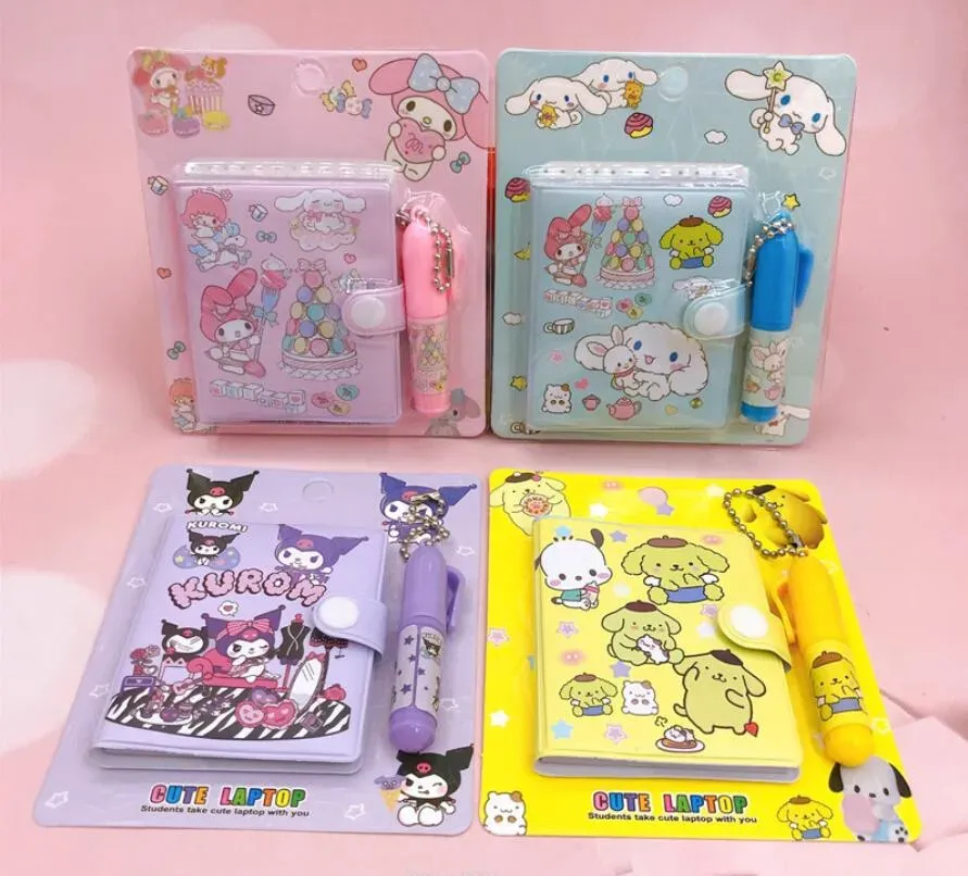 Wholesale Small Cute Kawaii Notepad Set: Purple Melody, Cinnamo Roll ...