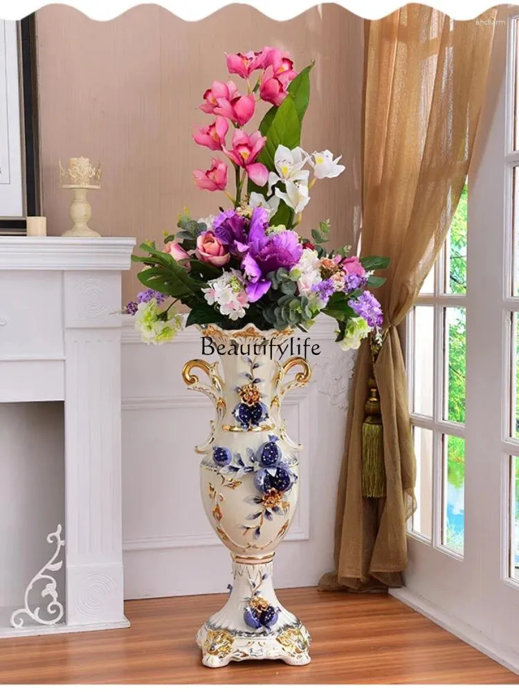 Jarrones Altos De Piso Con Flores 10 Ideas De Modelos De Floreros