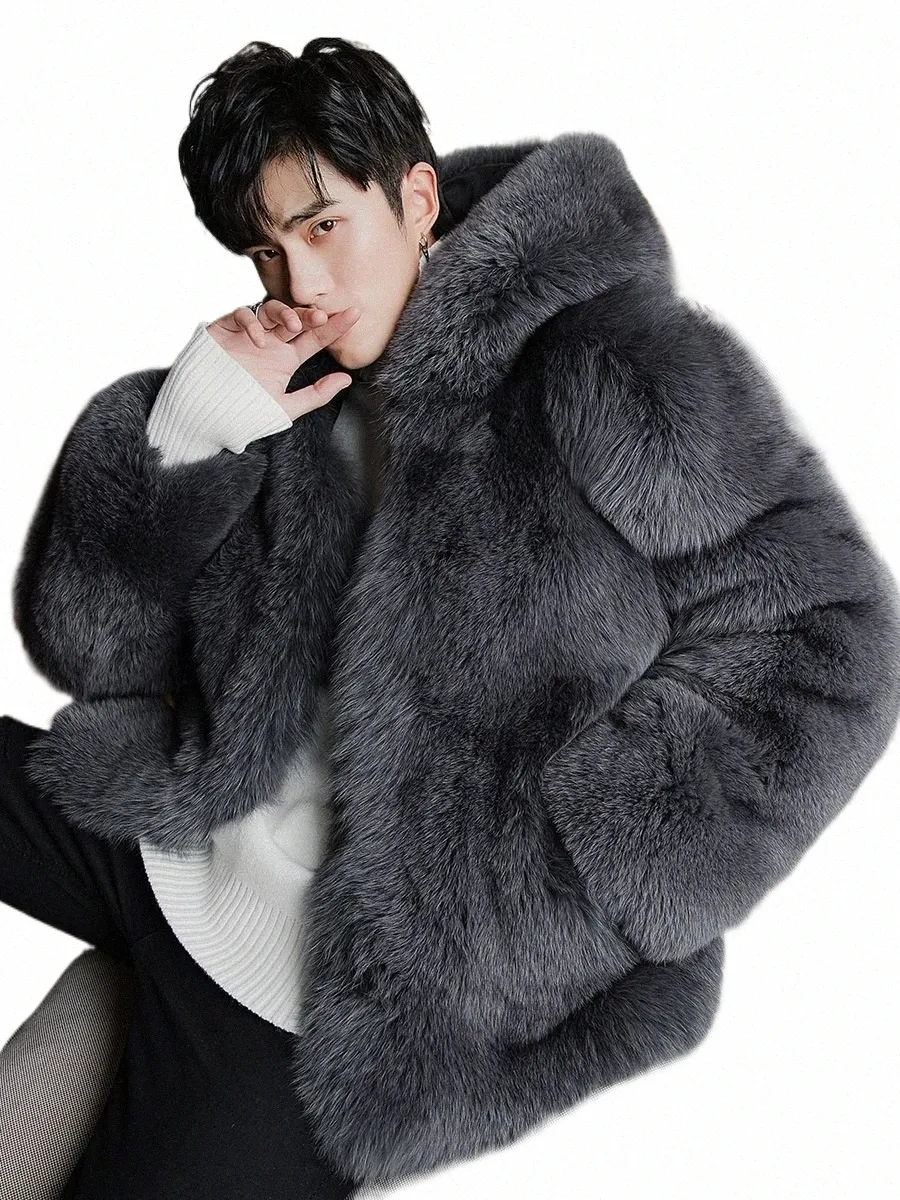 DHgate.com:Mens Faux Fur Coat, Winter Warm Fluffy Jacket, Designer ...