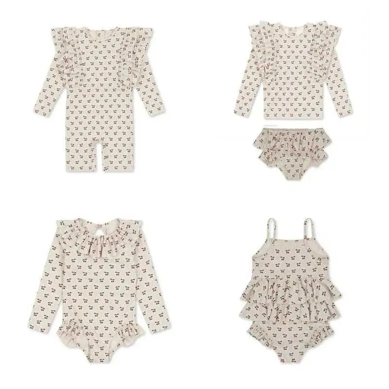 One-Pieces Baby Girls Sunscreen Swimsuit Girl Swimwears Swimming Bikini ...