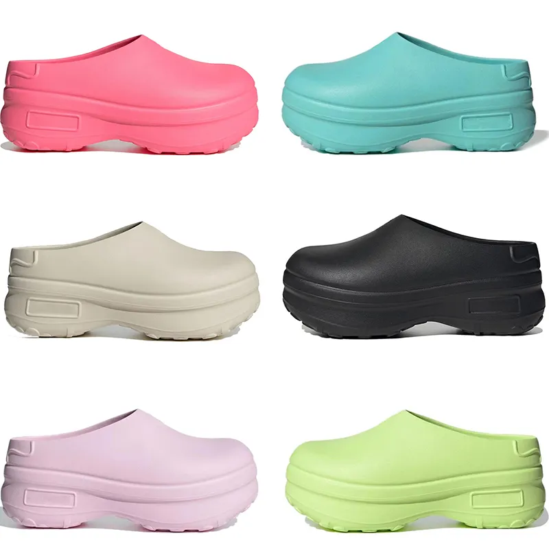 Womens Designer Platform Slides Sandals Adifom Stan Smith Mule Chef ...