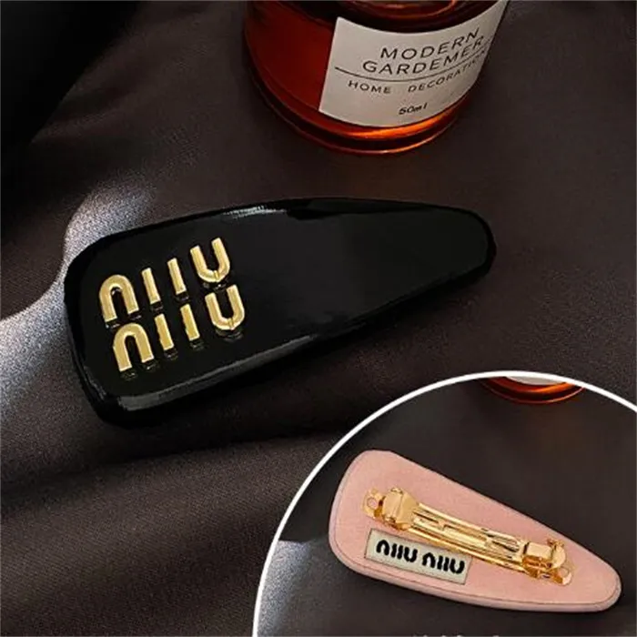 Luxury Designer Hair Clips Colorful Barrettes For Girls Letter Side ...
