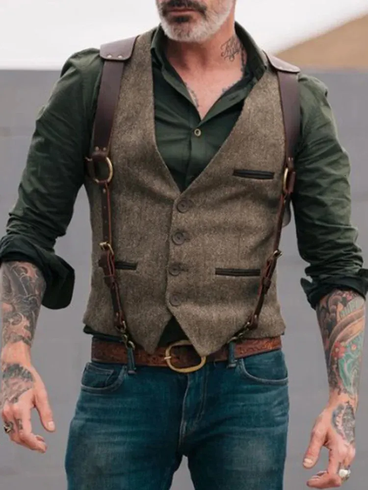 Spring And Autumn Men's Fashion Retro Trendy Simple And Personalized ...