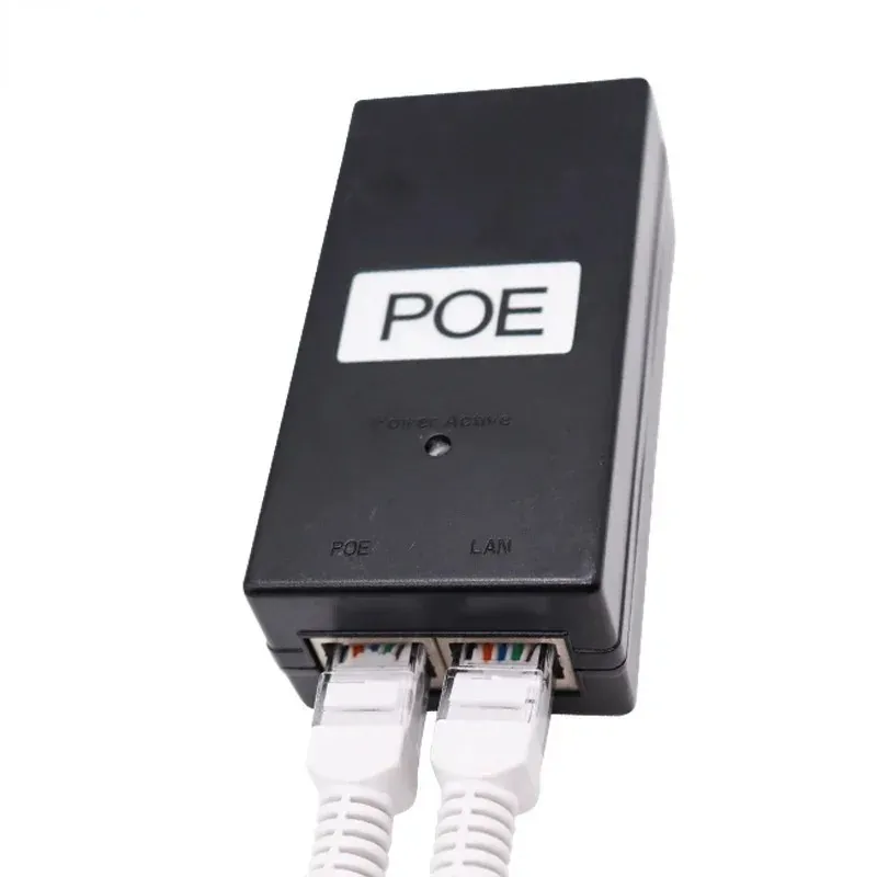 24V 0.5A POE Power Supply - 24W Desktop POE Injector, AC/DC Adapter for ...
