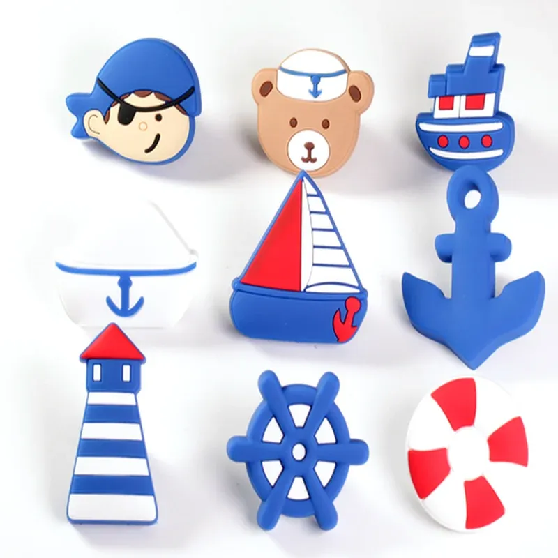 DHgate.com:Cartoon Soft Rubber Cabinet Handles, Nautical Series Knobs ...