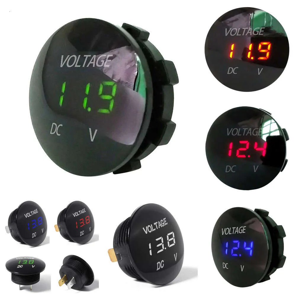 Digital Voltage Meter For Car DC5V 48V LED Panel Automotive Voltage ...