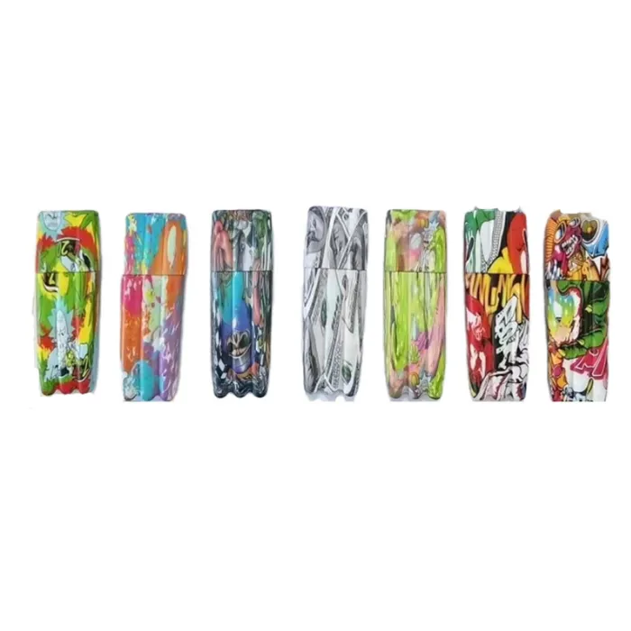 Colorful Plastic Doob Tube Stash Jar With 3 Joints For Tobacco And ...