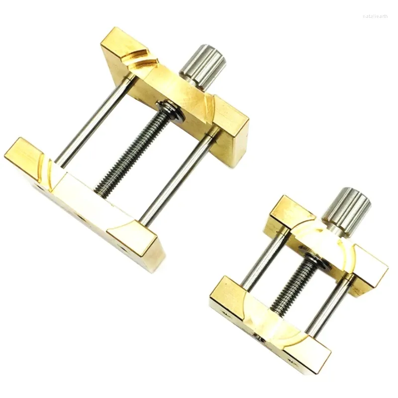 2-Piece Watch Movement Holder Set - Brass Watch Repair Tools, Fixed ...