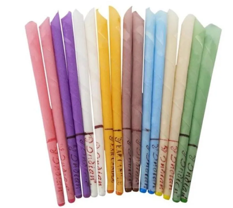 Aromatherapy Ear Candles - - Premium Trumpet Cone Ear Wax Removal ...