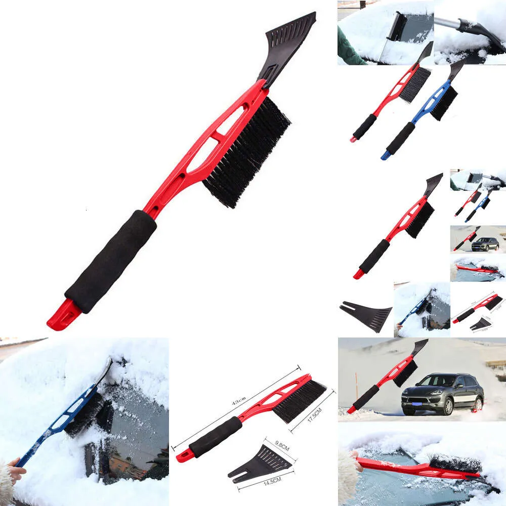 Car Windshield Scraper 2 In 1 Snow Removal Brush & Ice Scraper Tool For ...