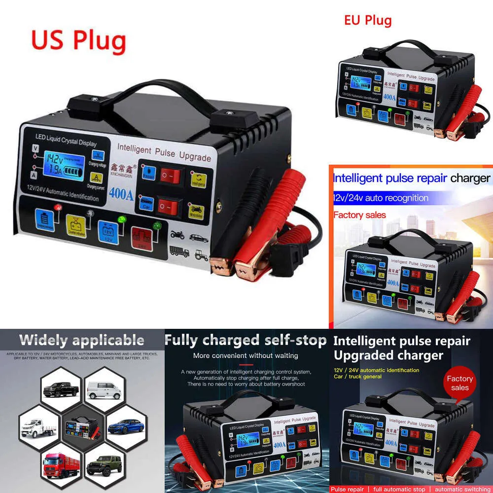 Upgrade New 12V24V 220W Car Battery Fully Automatic Frequency ...