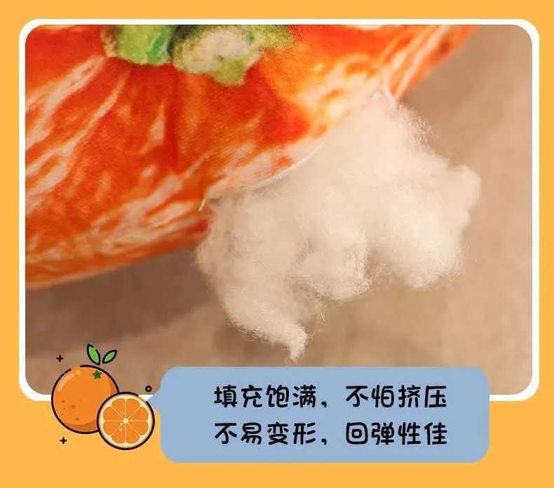 Lifelike Fruit Plush Toy 35 55cm Simulation Apple, Watermelon, MLemon ...