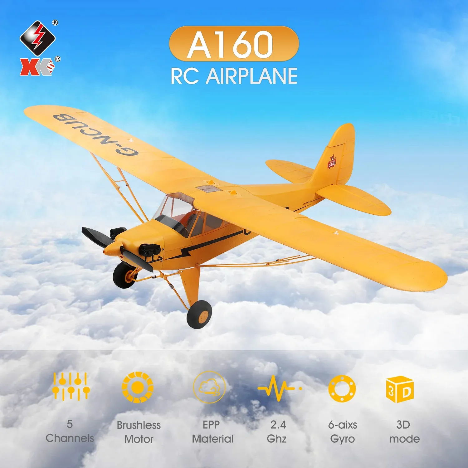 DHgate.com:WLtoys A160 RC Airplane, 2.4GHz 5CH Remote Control Glider ...