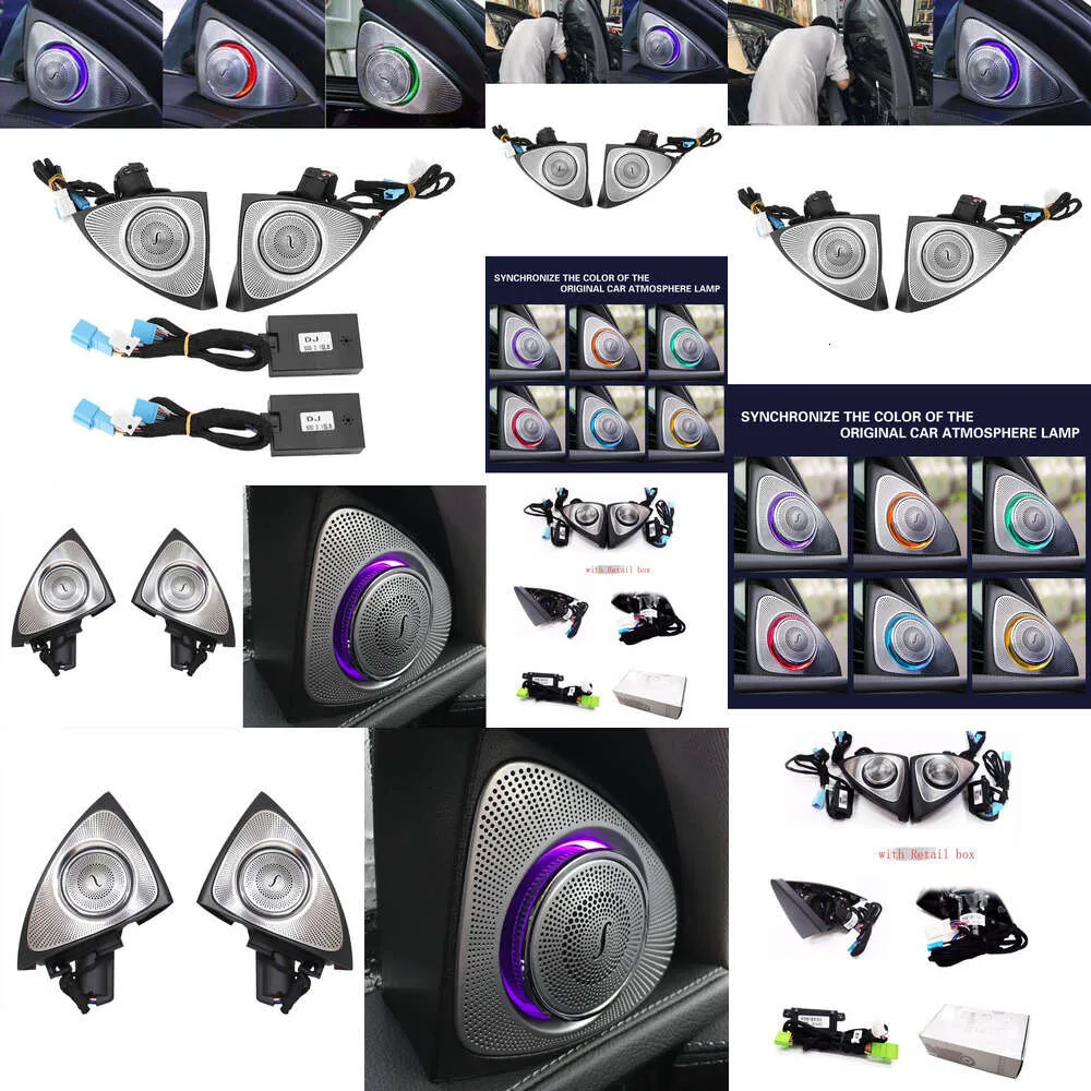 DHgate.com:3D Stainless Steel Car Tweeter Horns For Benz C E S Class ...