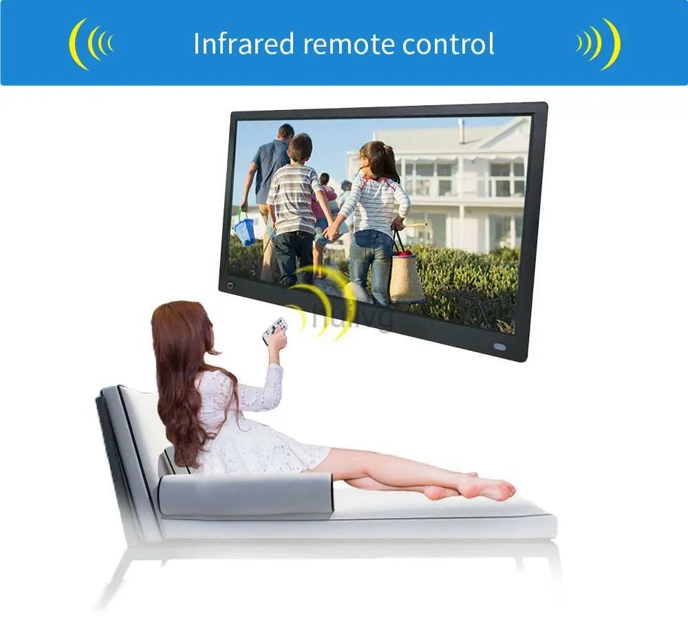 6 Digital Photo Frame: Motion Sensor, Auto Play, Loop Video, SD/USB ...