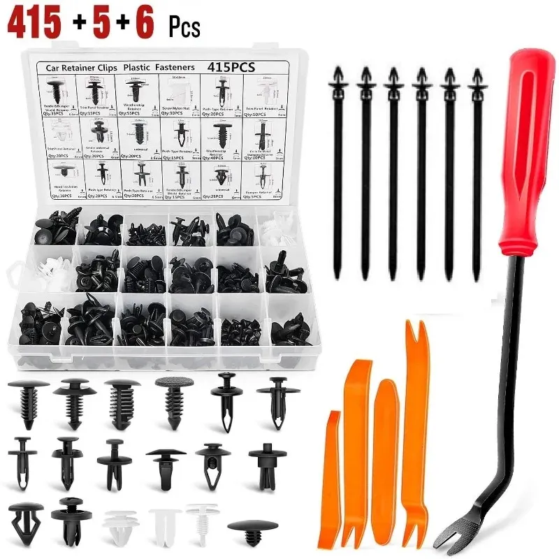 Automotive Clips & Fasteners Mixed Kit - Universal Car Body Clips for ...