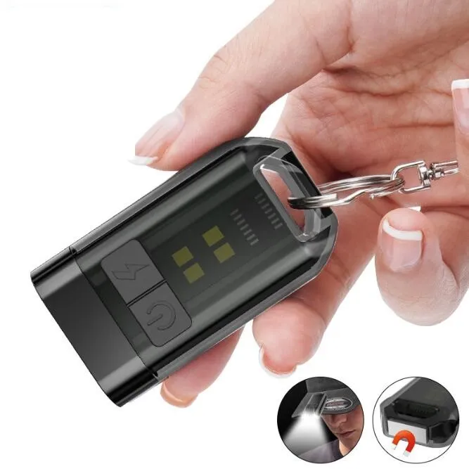 DHgate.com:Multifunctional Mini USB Rechargeable Keychain Flashlights ...