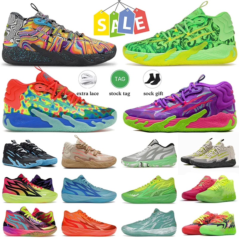 MB.03 Designer Lamelo Ball Basketball Shoes Iridescent, FOREVER RARE ...