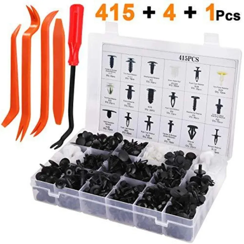 Automotive Clips & Fasteners Mixed Kit - Universal Car Body Clips for ...