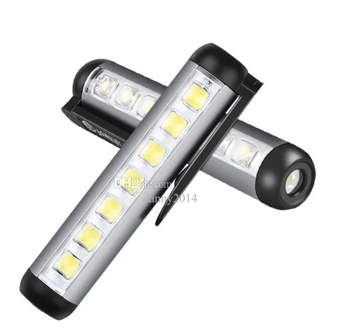 Portable USB Rechargeable COB Pocket Flashlight Rechargeable For ...