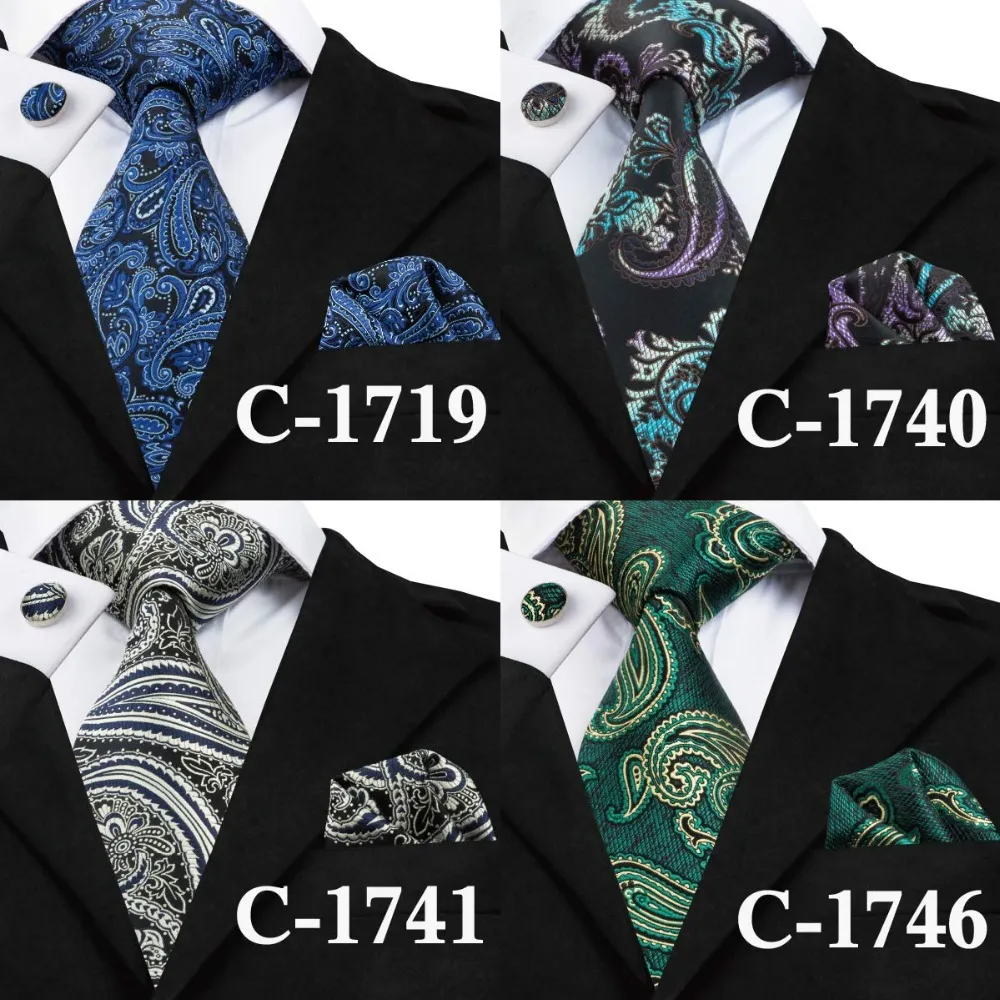 Hi Tie Set For Men Mens Silk Tie Set For Men Set Blue Neckline With ...