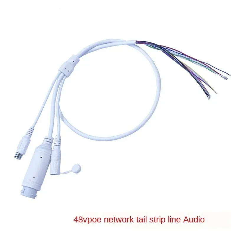 DHgate.com:48V to 12V PoE Cable with DC Audio for IP Camera, RJ45 Cable ...