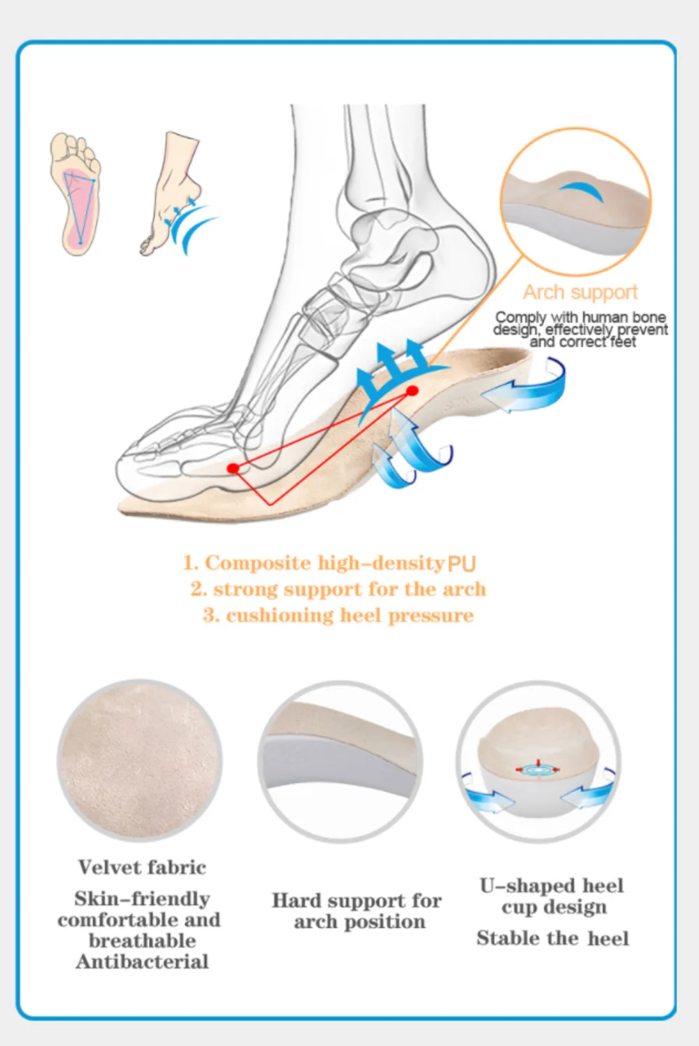 Premium Leather Orthopedic Shoes for Kids - Arch Support Sneakers ...