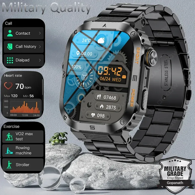 MT39: Outdoor Bluetooth Smartwatch with GPS, Fitness Tracking, Sports ...