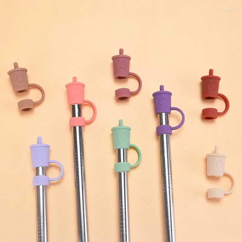 Reusable Silicone Straws with Cute Dust Caps - Keep Drinks Clean & Fresh! Shop Now for Kitchen ...