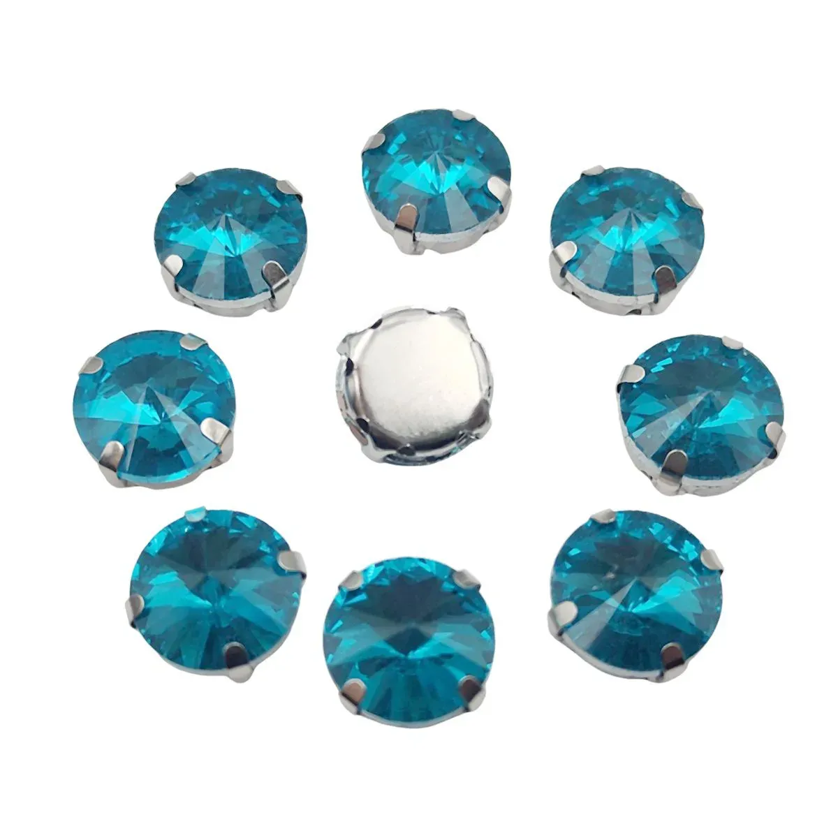 Sparkling Crystal Rhinestones Buckles - Sew On Shaped Rhinestones for ...
