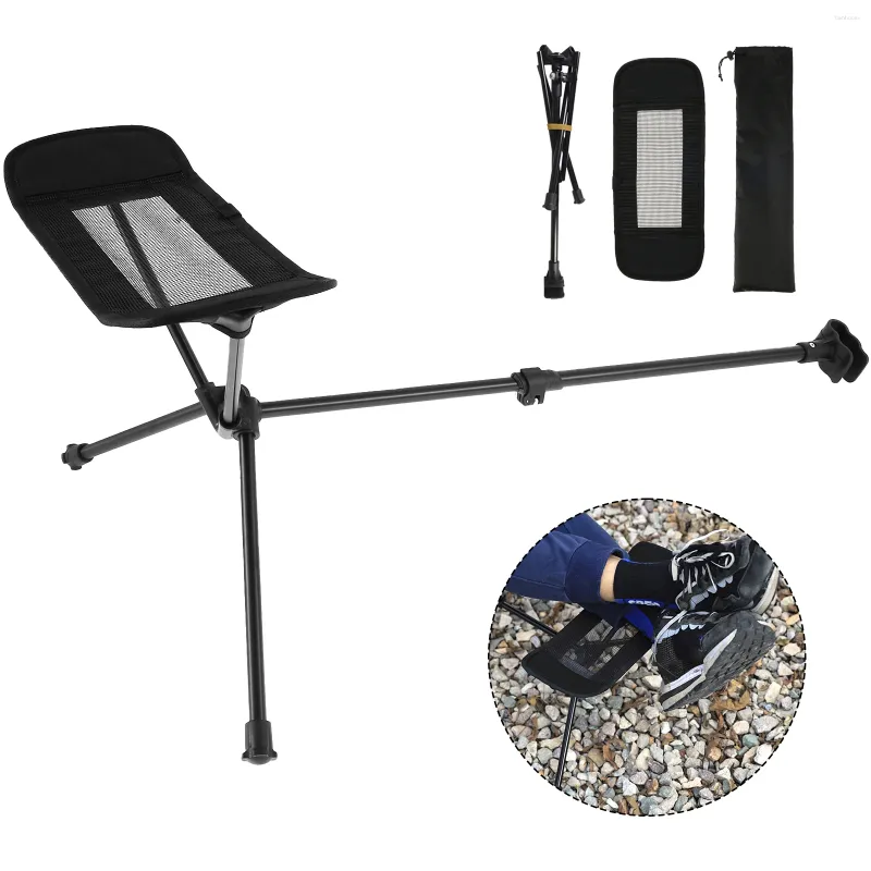 Portable Camping Chair Footrest - Folding Leg Extension, Universal Fit ...