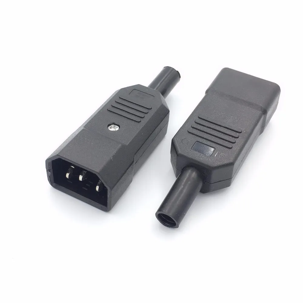 DHgate.com:Rewirable IEC C13 C14 AC Power Connector Male and Female ...