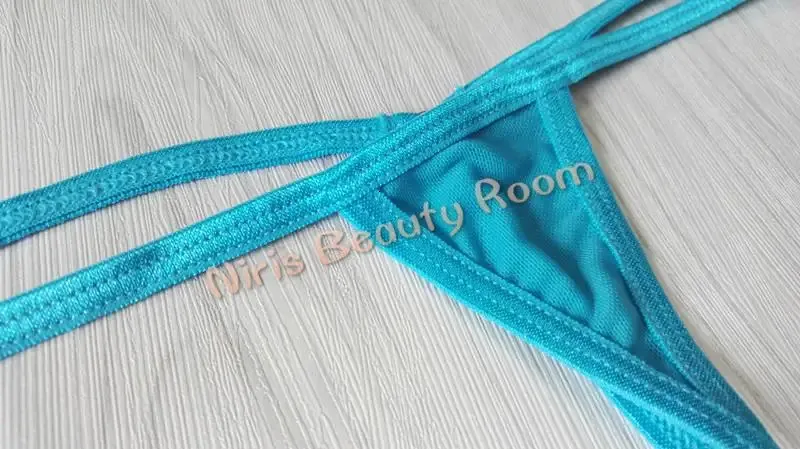 Micro Mini Thong Bikini Set Sexy G String Panties Lingerie Underwear ...