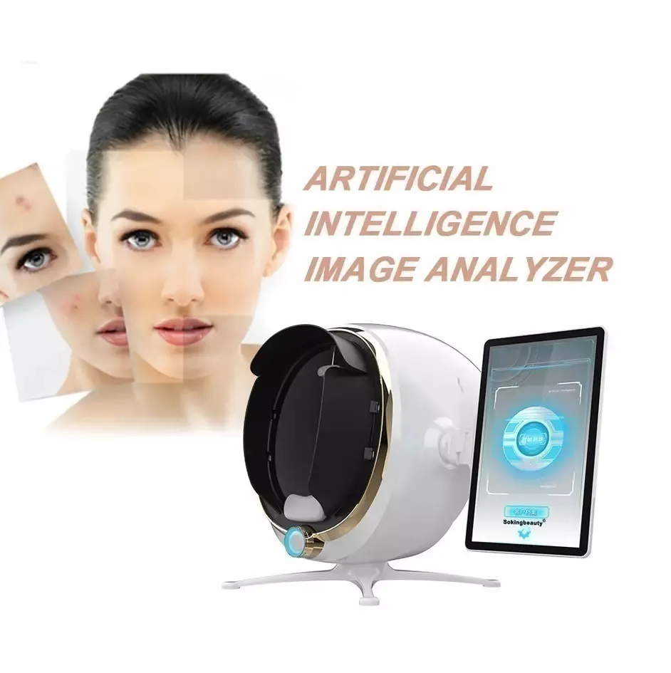 Portable Facial Analyzer 3D Skin Tester Advanced Moisture Detection And ...