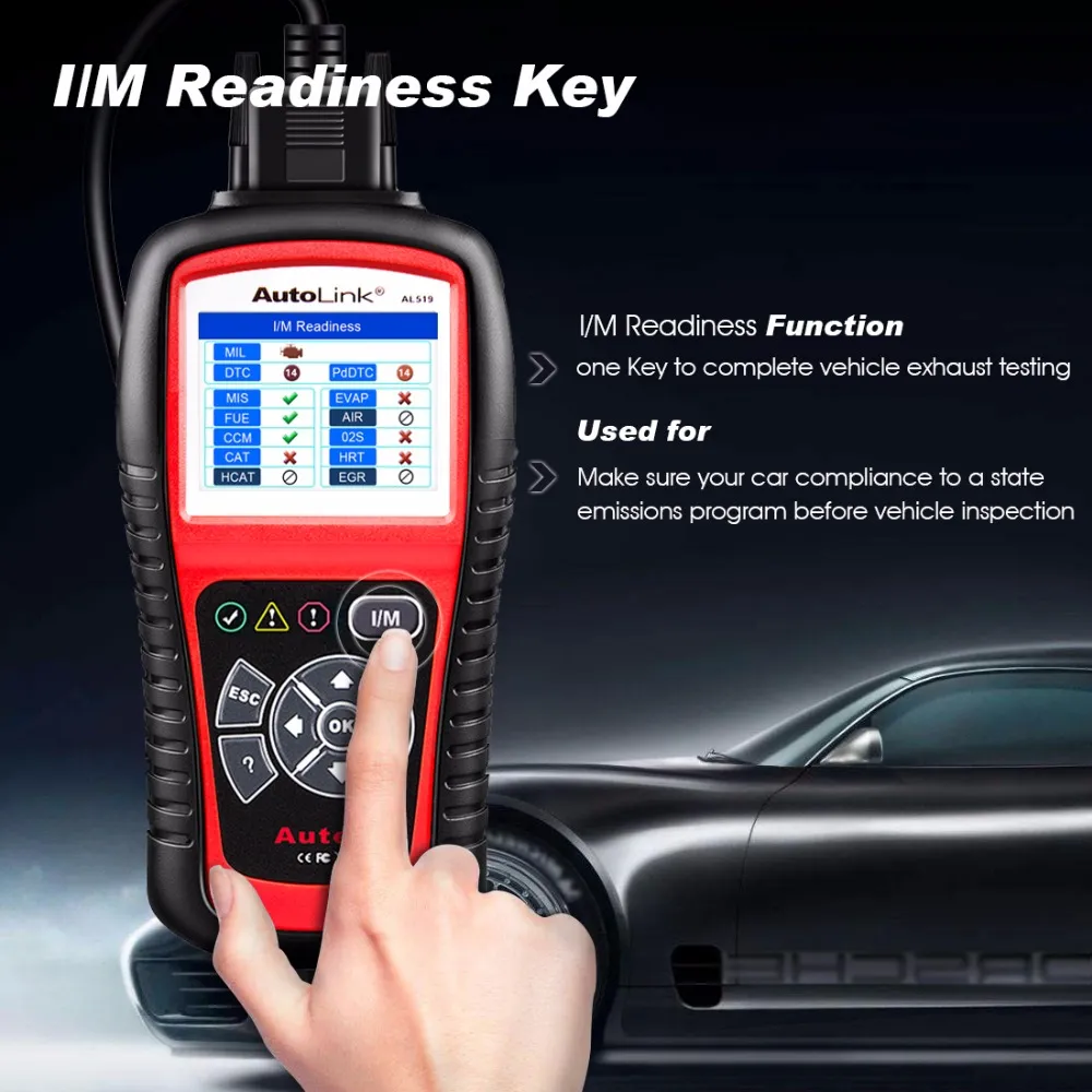 2024 Autel AutoLink AL519 OBD2 Scanner: Reliable OBD Automotive ...