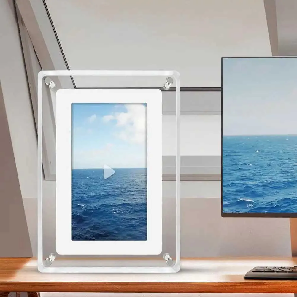7 Inch Digital Picture Frame - Battery Powered, HD IPS Display, Perfect ...