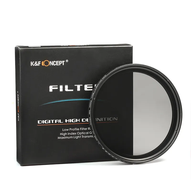 K&F ND2-ND400 Adjustable Neutral Density Lens Filter - Variable ND ...