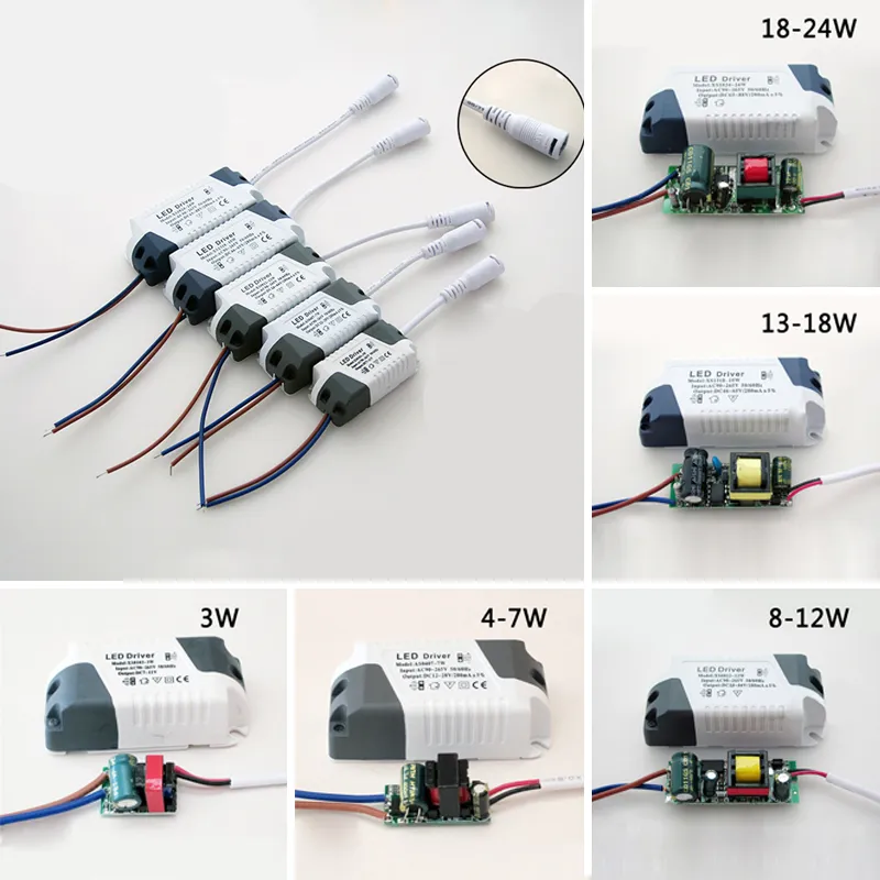 LED Driver Module AC90~265V 3~24W Transformer Constant Current Power ...