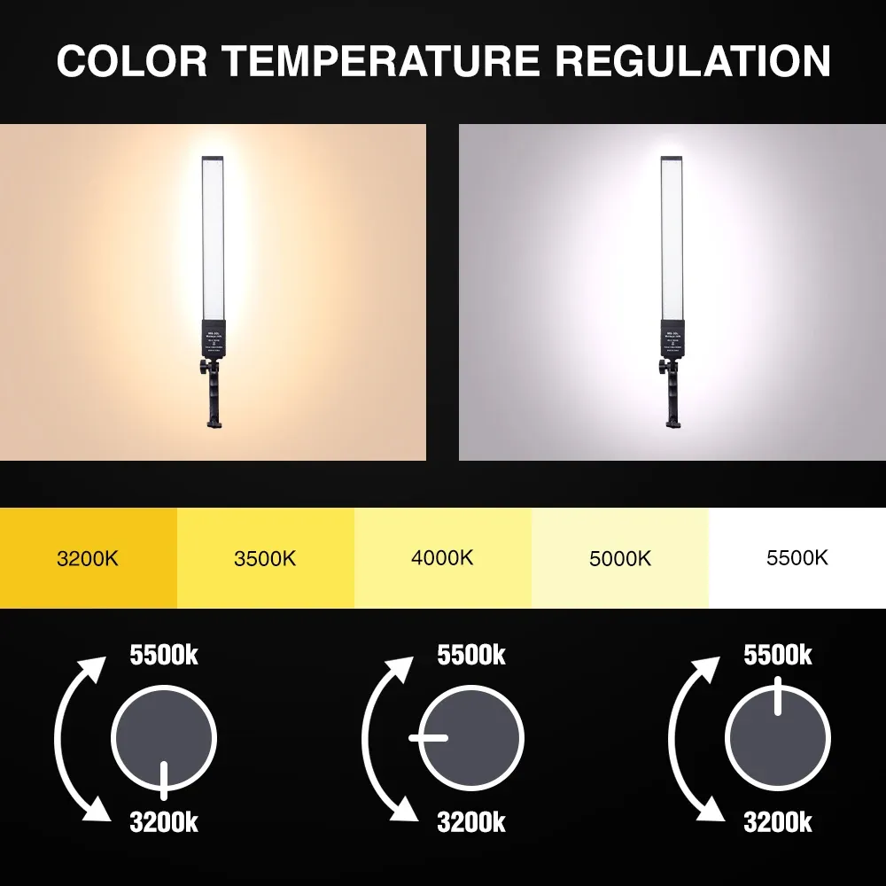 DHgate.com:Camera Stand and Light Kit: Portable Bi-Color LED Tube with ...